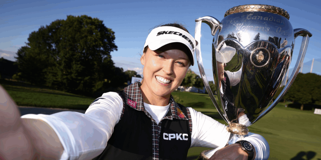 Brooke M.Henderson s’impose devant son public • Swing Féminin